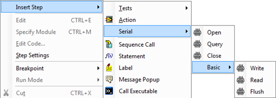 Serial Steps Reference