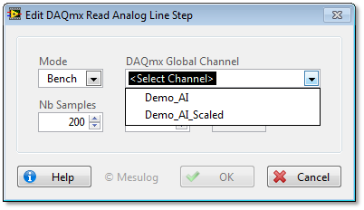 Mesulog - DAQmx Steps